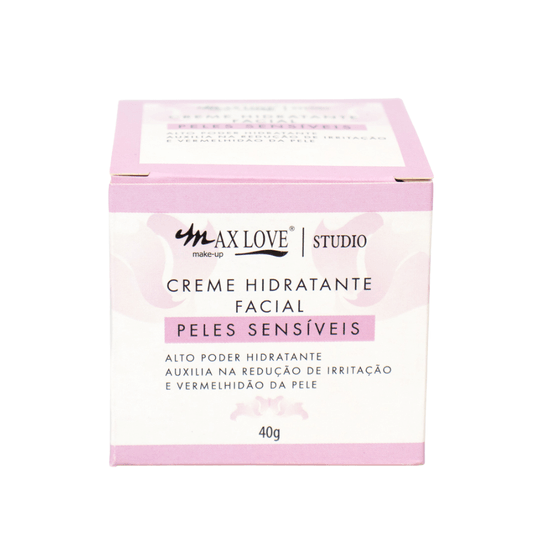 Creme Hidratante Facial Peles Sensíveis Max Love - Fashion Biju